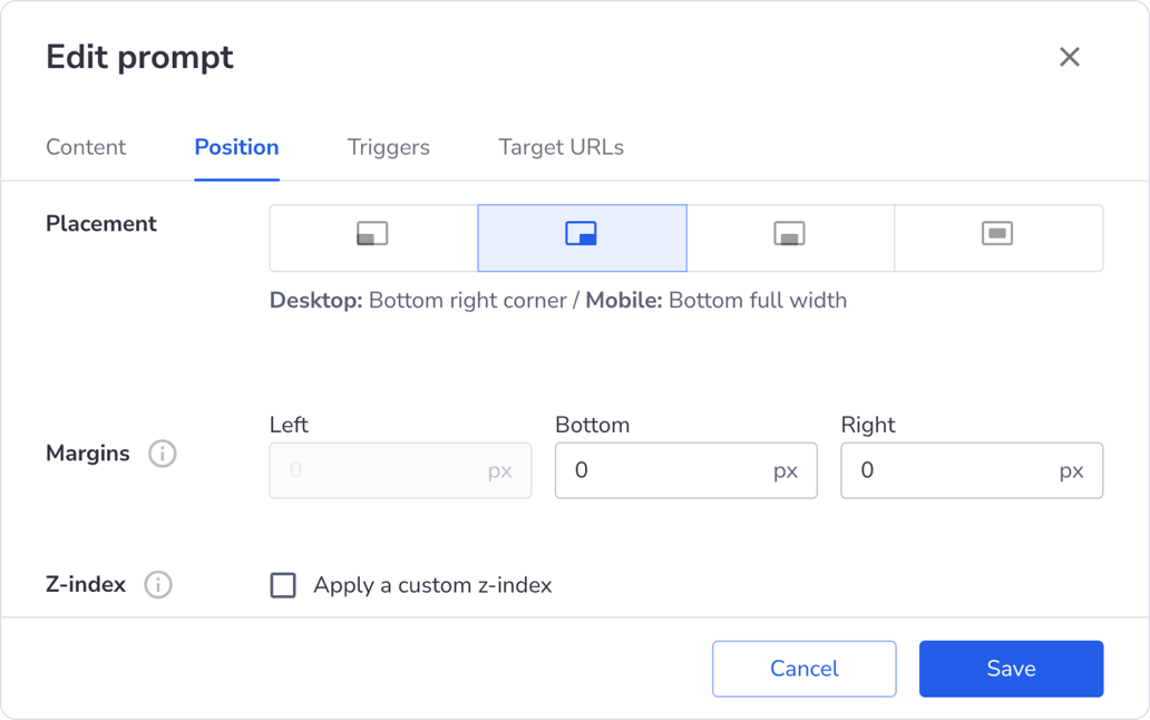 Prompt Integration